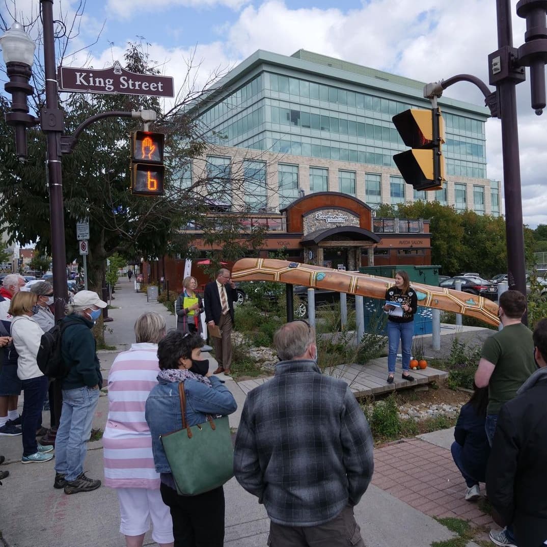 Grand Opening of Pocket Park in Peterborough, ON - Depave Paradise
